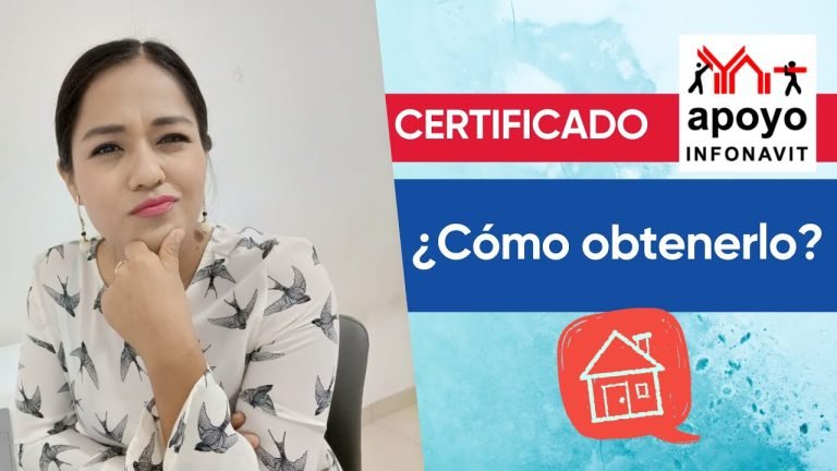 Cómo Obtener Tu Certificado de Apoyo Infonavit: Guía Paso a Paso ...